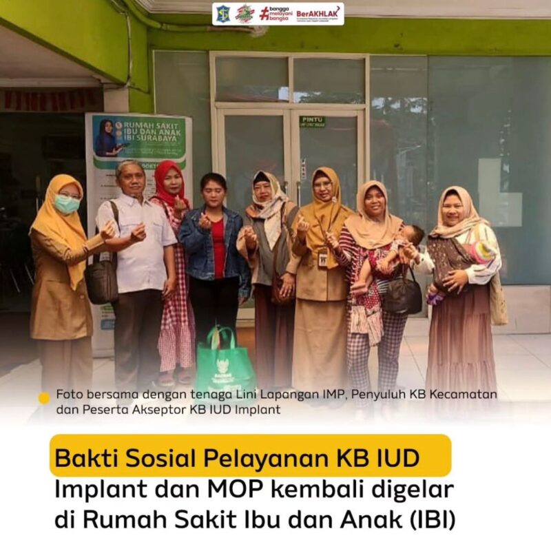 Bakti Sosial Pelayanan KB IUD Implant dan MOP Kembali digelar di Rumah ...